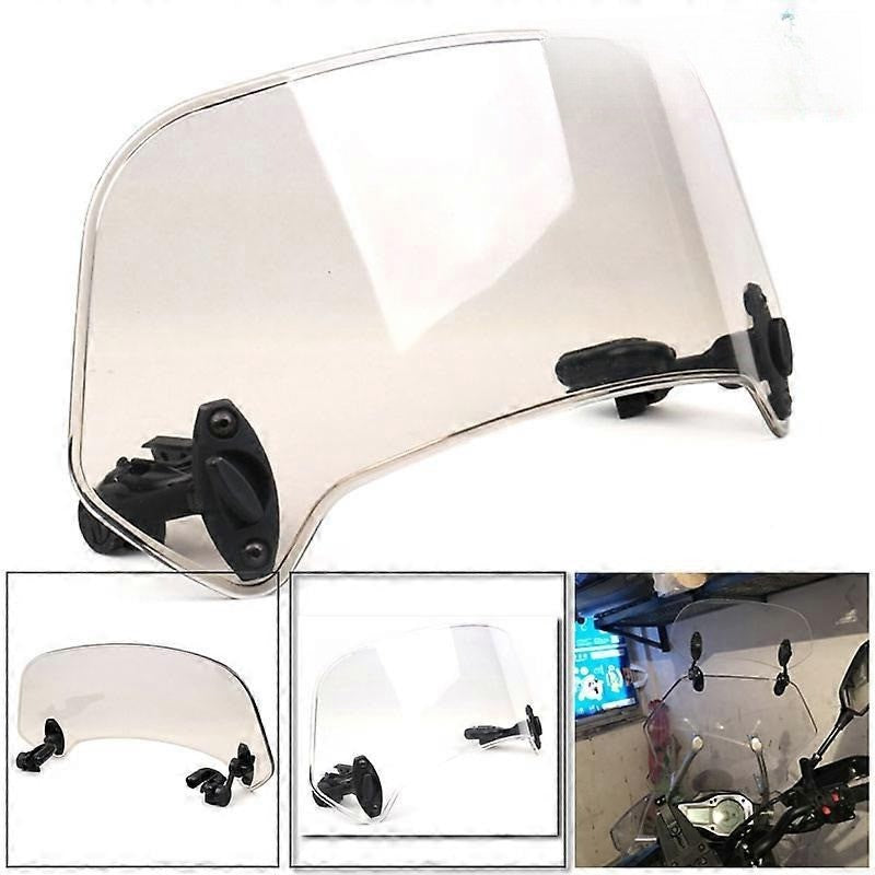 Motorcycle Windshield Extension Adjustable Wind Deflector – Viraxpower.com